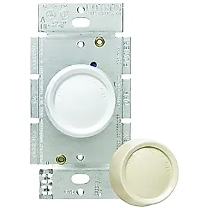 Lutron FSQ-2FH-DK Electronics Rotary On/Off Fan-Speed Control , White