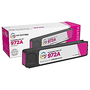 LD Compatible Ink Cartridge Replacements for HP 972A L0R89AN (Magenta)