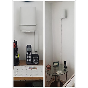 ALLICAVER Wall Mount Holder for Orbi 2 Pack Compatible Wall Bracket Netgear Orbi Sturdy Metal Made Mount Stand Holder for Orbi WiFi Router RBS40, RBK40, RBS50, RBK50, AC2200, AC3000 (2)