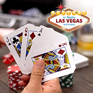 Las Vegas Style Playing Cards | Assortment of Nevada Casinos | May Include Dealer Markings | No Jokers | 8 Decks of Poker Cards