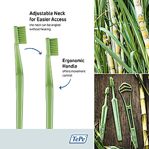 TEPE Good Soft-Bristle Toothbrush for Adults and Teens, Pack of 1, Compact