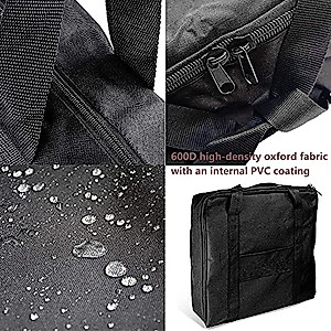 [Clearance] AJinTeby 22 Inch Griddle Cover and Carry Bag for Blackstone 22" Tabletop Griddle with Hood, Pit BOSS PB336GS Camp Chef, Royal Gourmet 2 Burner Griddle, 600D Heavy Duty Cover - Heighten