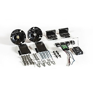 CAREFREE Compass 12V Electric Motorized RV Awning Arm Set – Automatic, Self-Leveling, Durable Aluminum, Motor Included – Replaces Longitude 12V Arms (Black)