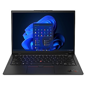 Lenovo Gen 11 ThinkPad X1 Carbon Laptop with Intel Corei7-1355U Processor, 14 Inch WUXGA Non-Touch Display, 32GB LPDDR5 RAM, 1TB Gen4 Performance SSD, Thunderbolt, Backlit Keyboard and Windows 11 Pro