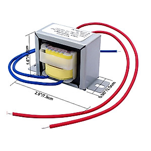 weideer Input AC 110V 50/60HZ Output AC 12V 10VA Power Transformer AC/AC Single Phase Transformer for Lighting Power Supplies, Audio Equipment etc. Various Small Power Supplies K-001