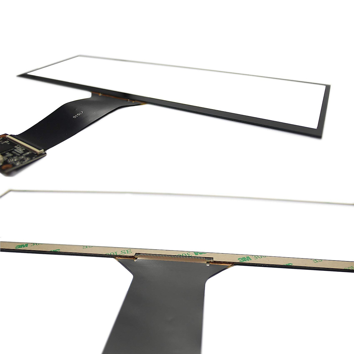 12.6" Capacitive Touch Sensor Panel for 12.6 inch 1920x515 NV126B5M-N41 eDP LCD Screen,with USB Interface Support 10 Point Multi-Touch