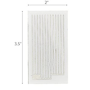 Nispira Ceramic Ozone Plates Replacement Compatible with Airthereal MA5000 Ozone Generator, 2 Packs