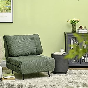 HOMCOM Round Side Table, Lightweight Accent Table with Concrete Finish, End Table with 4 Adjustable Feet for Indoor, Outdoor, Dark Gray
