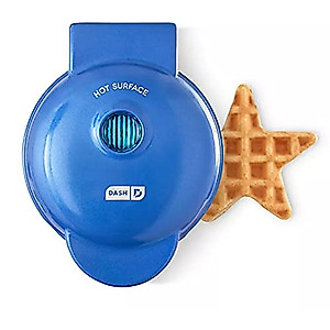 Dash Star Mini Waffle Maker in Navy Blue