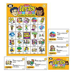 Super Duper Publications | Say & Do Verbs Bingo Game | Action Words | Educational Learning Resource for Children