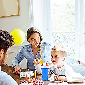 Slushy Maker Cup, Portable Slushie Maker Squeeze Cup, Magic Quick Frozen Slushie Cup, DIY Homemade Smoothie Cups Ice Cream Maker for Children and Family