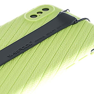 WANPOOL Universal Non-Slip Silicon Hand Strap Grip Compatible with iPhone 14 Pro Max / 13 Pro / 12 / 11 / Xs Max / Xs / XR / X / 14 Plus / 8 / 7 Plus / 7 and Galaxy S22 and Other Smartphones - Black