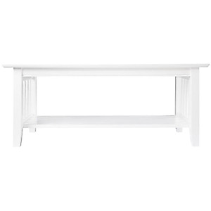 Atlantic Furniture AH15204 Mission Coffee Table, Walnut