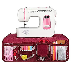 Sewing Machine Pad for Table with Pocket Water-Resistant Sewing Machine Pad Organizer Pad Organizer for Sewing Machine Needlework Storage Bag