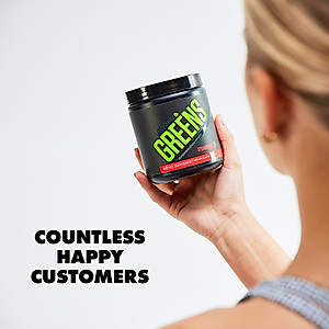 Sculpt Nation by V Shred Greens Strawberry - Premium Greens Powder & Superfood Blend with Collagen to Support Skin, Digestion, and Energy - 30-Day Supply