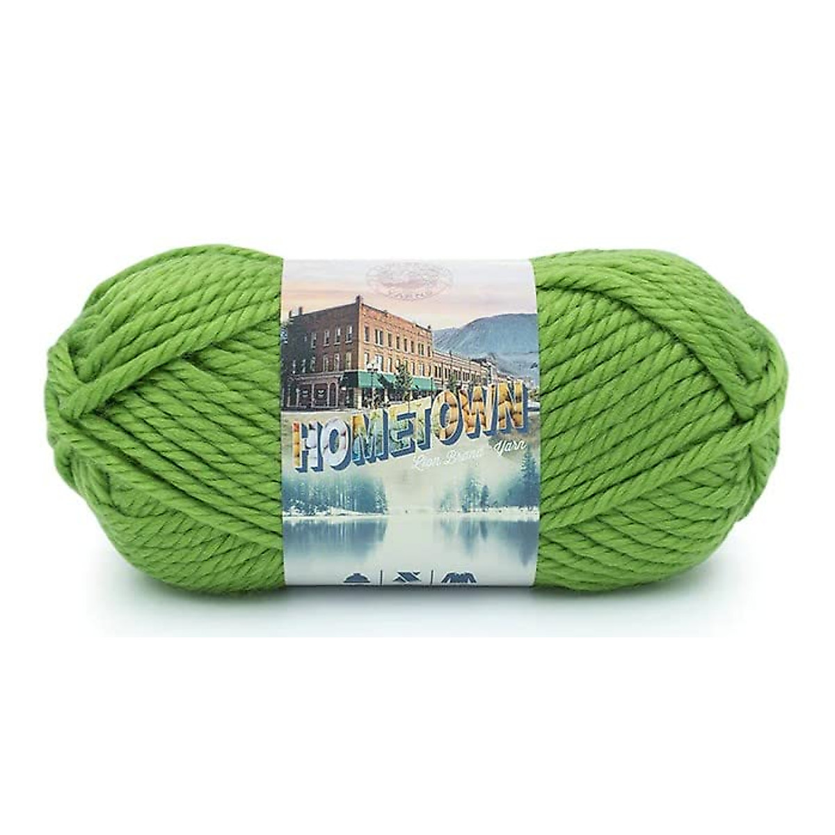 Lion Brand Yarn - Hometown - 6 Skein Assortment with Needle Gauge (Beach Ball)