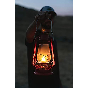 Stansport 12" Hurricane Lantern (127), 12inch, Red