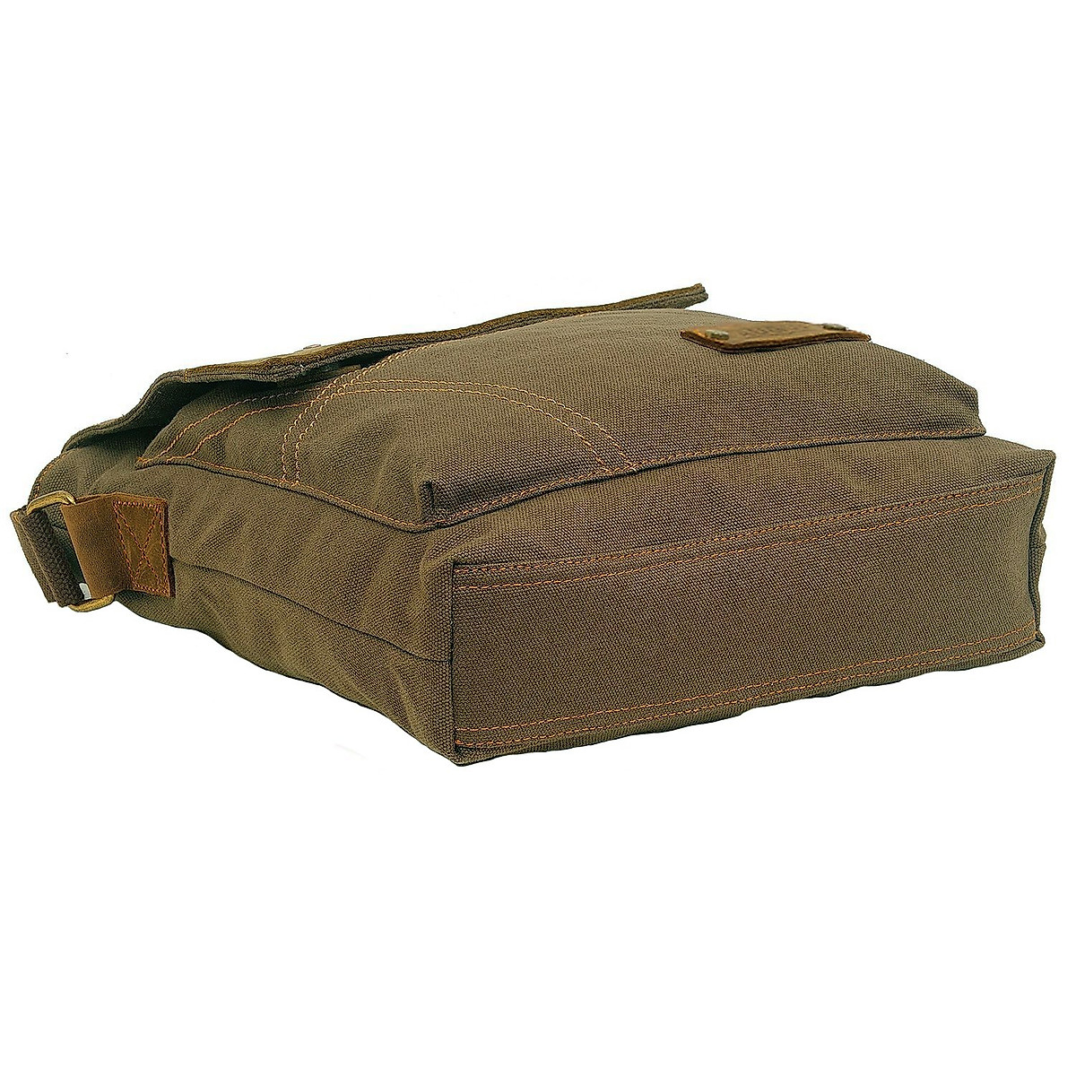 AIBAG Messenger Bag, Vintage Small Canvas Shoulder Crossbody Purse (Army Green)