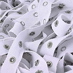 VIVIPAKOKO 12 Yards Snap Button Tape Trim (White)