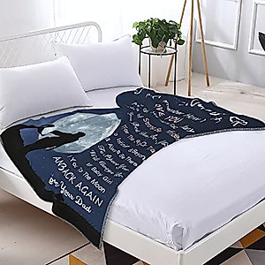 Gifts for Daughter, to My Daughter Blanket, Graduation Gifts for Her, Daughter Gifts from Dad, Soft Fleece Throw Blanket Birthday Graduation for Daughter from Dad for Couch Bed 60"X80"