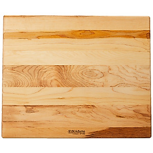 J.K. Adams 17-Inch-by-14-Inch Maple Wood Kitchen Basic Cutting Board