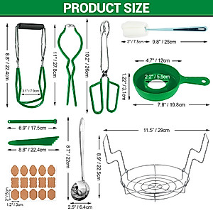 Canning Supplies Starter Kit, All-in-one Canning Kit with Rack, Home Canning Set Canning Accessories Canning Equipment and Supplies for Beginners and Enthusiasts