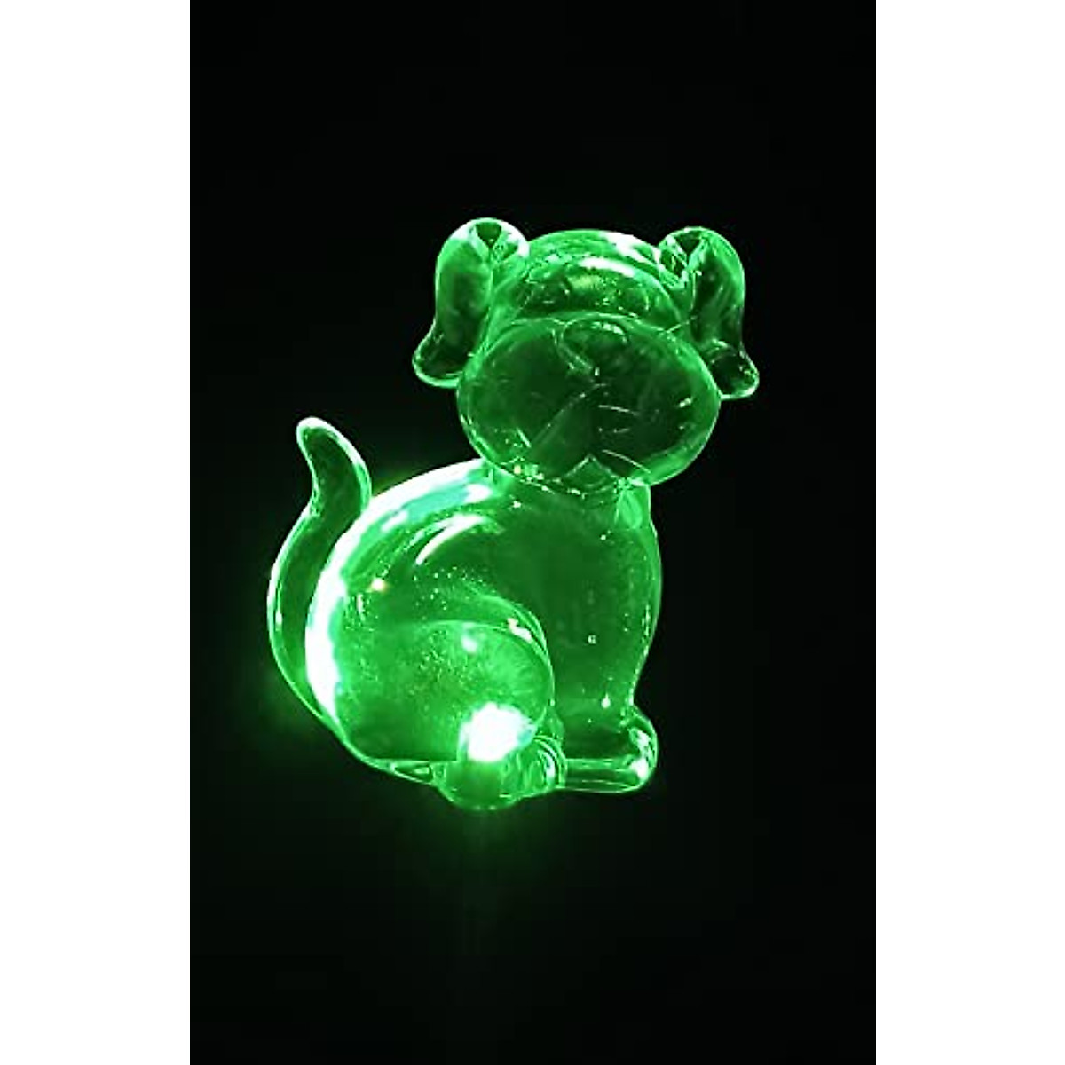 Starry Illuminate 2 PCS Solar Color Changing Cat Kitty Style Garden Stake Light