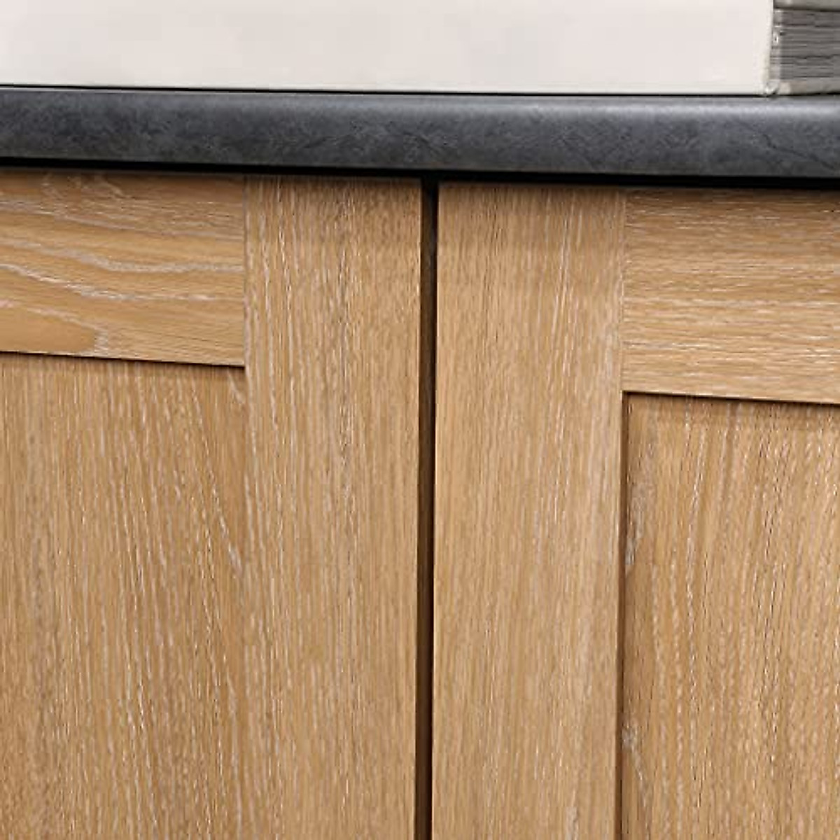 Sauder August Hill Bookcase, L: 32.28" x W: 15.51" x H: 71.89", Dover Oak Finish