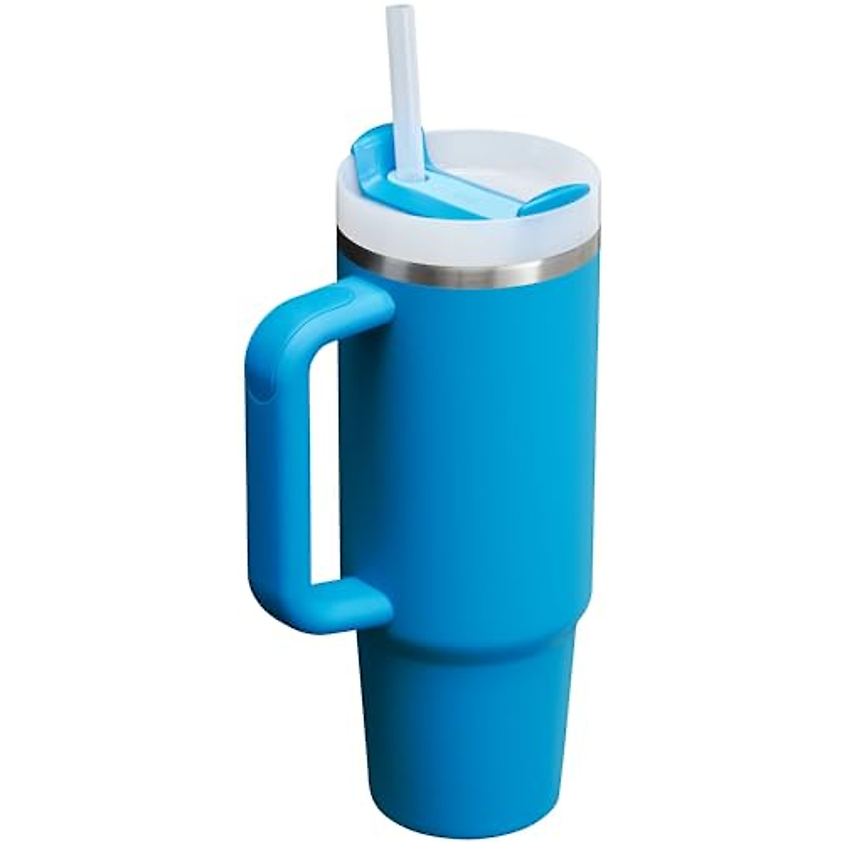 Stanley Quencher H2.0 Tumbler with Handle and Straw 30 oz | Flowstate 3-Position Lid | Cup Holder Compatible for Travel | Insulated Stainless Steel Cup | BPA-Free | Azure