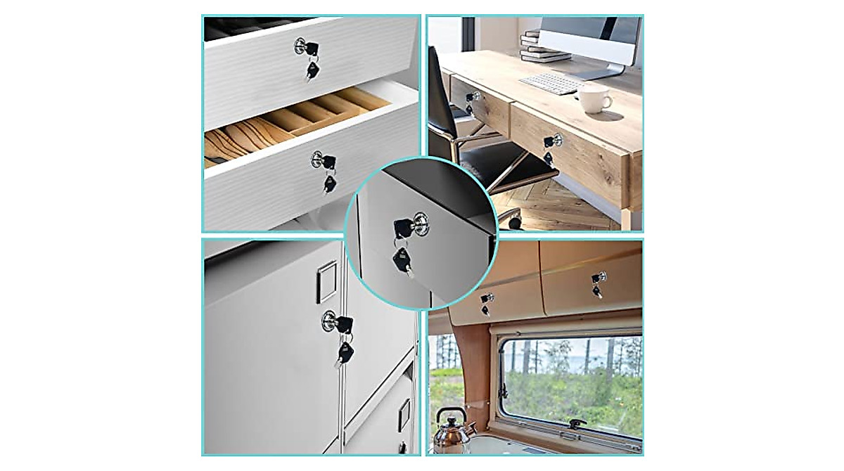 3 Pack Slam Locks - Secure Your Cabinets Today