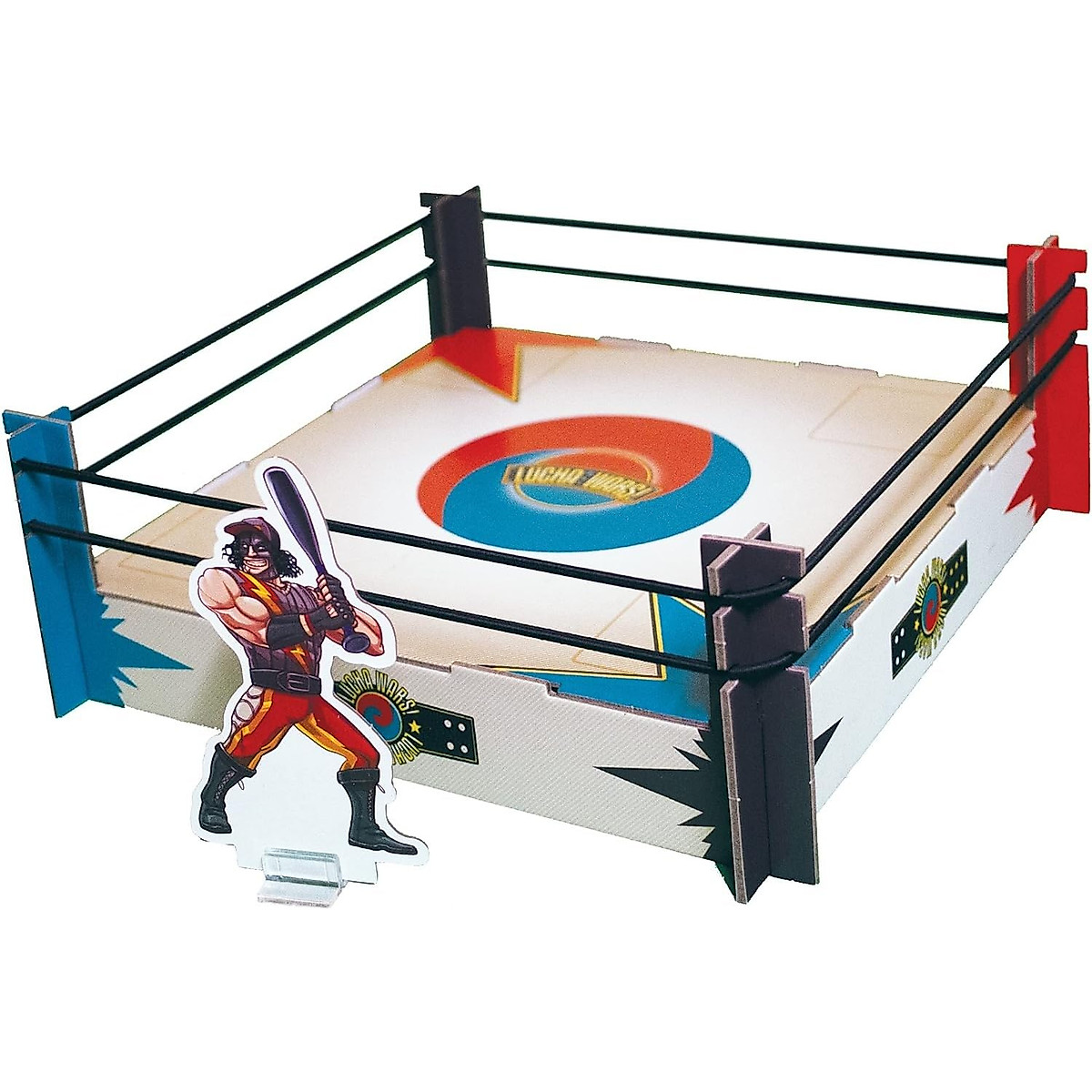 Backspindle Games Lucha Wars Board Game | Luchador Mexican Wrestling Dice | Dice Rolling Game | Fun Family Game for Adults and Kids | Ages 6+ | 1-8 Players | Average Playtime 30 Minutes