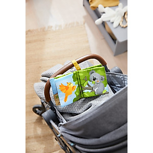 HABA Koala Fabric Book - Meet The Animals Downunder! - Attaches to Crib & Car Seat