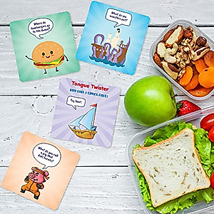 80 Super Kid Lunch Box Jokes for Kids - Funny Kid Jokes and Tongue Twisters - Fun Lunch Box Accessory For Kid's Lunchbox & Bento Box For Kids