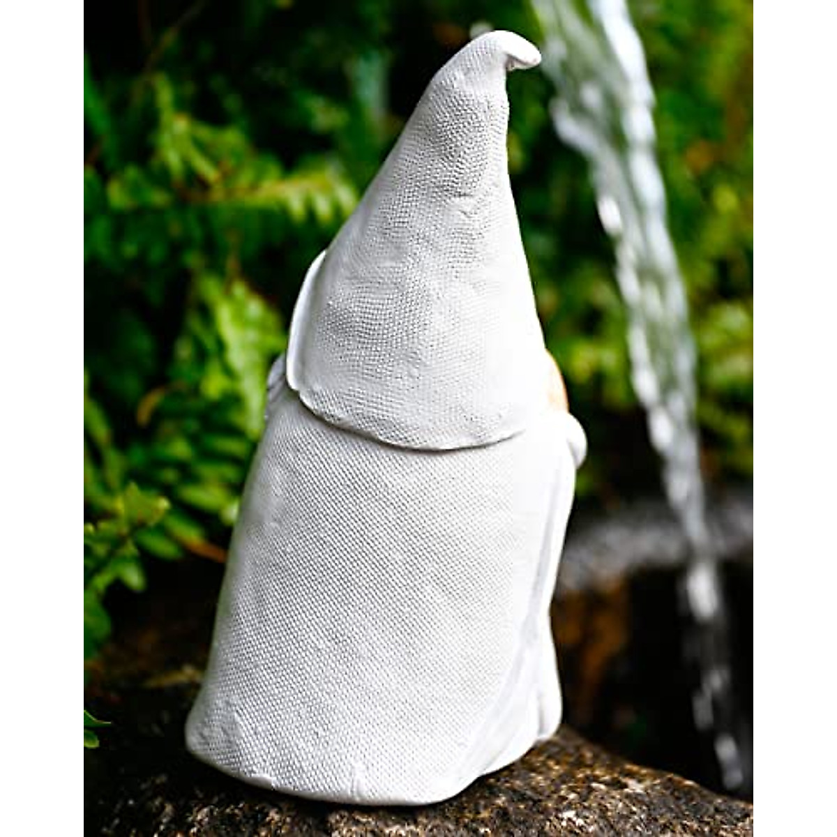 Karoter Middle Finger Figurine, Naughty Smoking Wizard Gnome, 5.9 Inch Gnomes Garden Decorations, Garden Gnomes Statue Outdoor, Funny Figurine for Lawn Yard Balcony Porch Patio Home Ornaments Outdoor