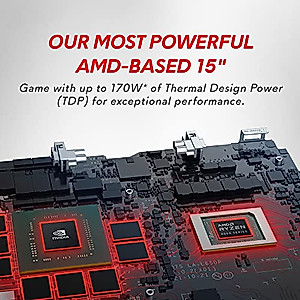 Alienware m15 R7 15.6" Gaming Laptop - QHD (2560x1440) 240Hz, AMD Ryzen 9 6900HX, 32GB DDR5, 1TB SSD, RTX 3070Ti, HDMI, Wifi, Webcam, Windows 11, 1-Year Premium + 6-Months Migrate Services - Black