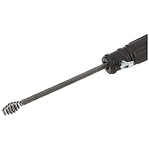 Cobra 84250 84000 Drum Auger, for Use with Most Sink, Shower and Tub Drains,Black , 1/4 in X 25 Ft