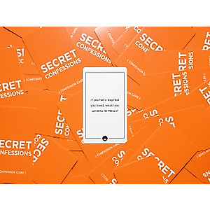 Secret Confessions: Adult Party Game - The Game of Anonymous Answers to Embarrassing Questions, Ideal for Game Night, Adult Games, Card Games for Adults