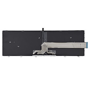 SUNMALL New Laptop Notebook Replacement Keyboard with Backlit Compatible with Dell Inspiron 15 3000 3541 3542 5547 Black US Layout