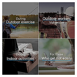 mpac+ Neck Cooler Icering | Cooling Neck Wraps, Neck Cooling Tube - Personal Air Conditioner with Gel Ice Pack for Outdoor Activities, Hot Weather Relief, Summer, Freeze Below 64°F (Basic, Blue)