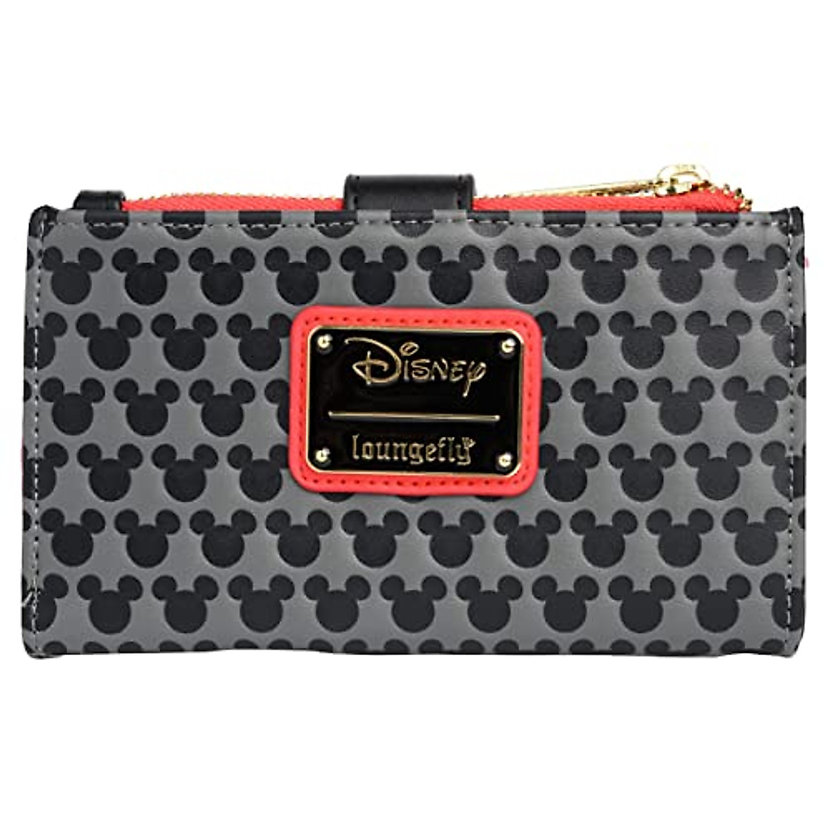 Loungefly Disney Mickey Mouse Faux Leather Wallet Snap Flap Clutch