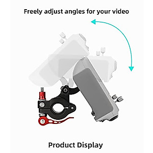 Anbee Bike Holder Bar Hand Mount Bicycle Holder Bracket for DJI RC Controller, Compatible with DJI Mini 3 / Mini 3 Pro Drone and Action Cameras