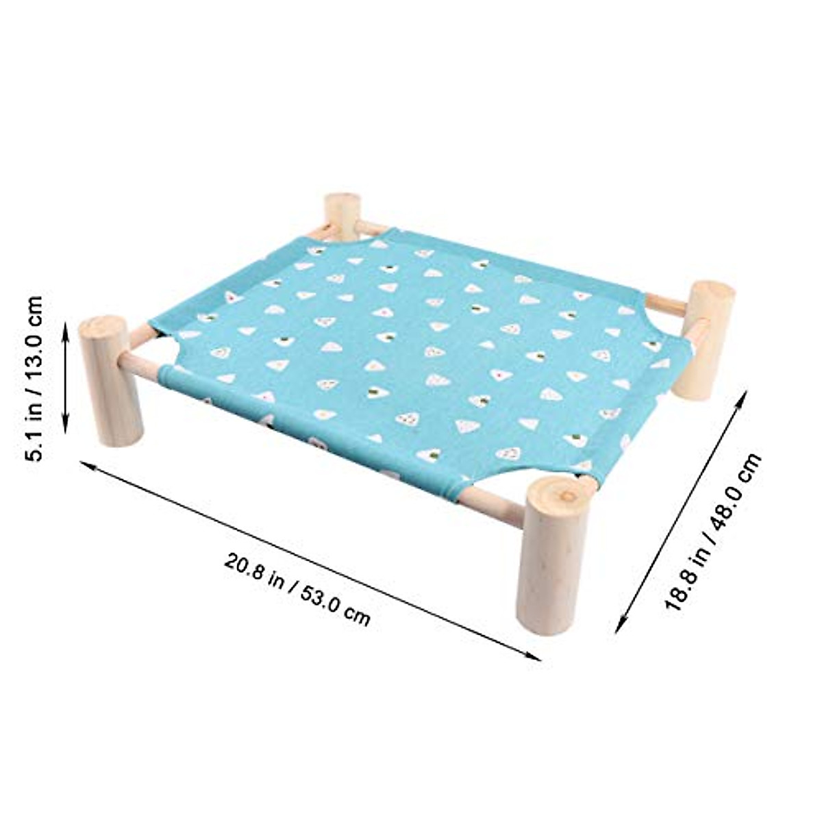 balacoo Elevated Dog Cat Bed Portable Raised Pet Cot for Dogs Puppy Cat Indoor Outdoor