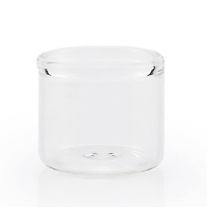 BananaOG Concentrate Dab Containers Glass Jar with Silicone Lid, 6ml Round, 100 pack, Green