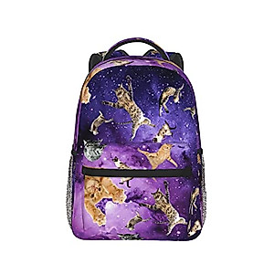 Gelxicu Cute Cat Backpack Cute School Bags Laptop Casual Bag Animal Backpack Casual Daypack School Bag
