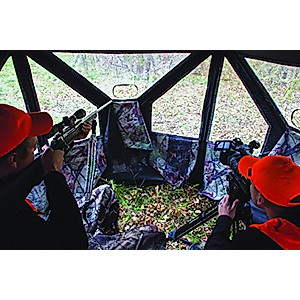 Barronett Blinds PT550BW Pentagon Pop Up Portable Hunting Blind, Bloodtrail Backwoods Camo