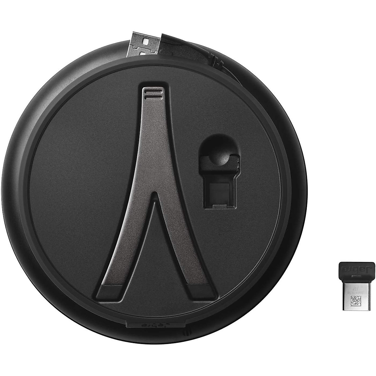 Jabra Speak 710 UC Wireless Bluetooth Speakerphone with Link 370 USB Adapter – Portable Conference Speaker for Holding Meetings Anywhere with Immersive Sound - Certified for Zoom & Google Meet