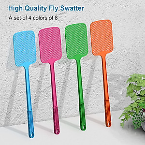 (8 Pack) Fly Swatters,Large bug swatter That work for indoor and outdoor