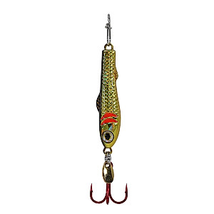Clam 16749 Pinhead Pro, 1/4oz, Size 8, Gold Holo