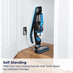 BISSELL, 3061 Featherweight Cordless Stick Vacuum, Electric Blue, Black