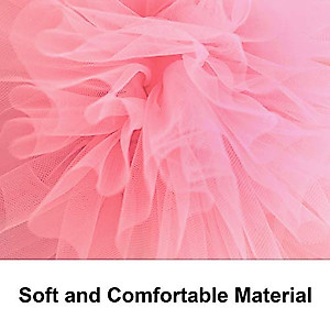 belababy Baby Girl Tutu Pink 5 Layers Dress Up Skirt, 0-24 Months, Pink